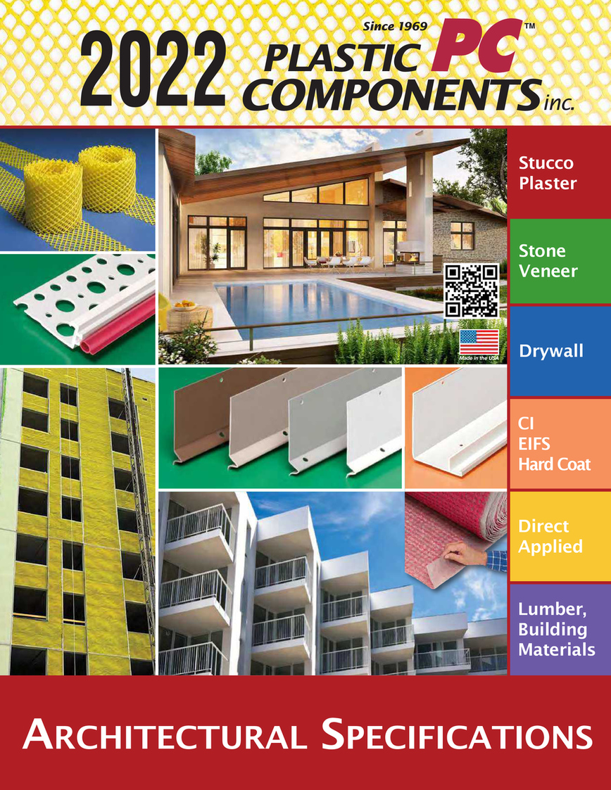 2022 Plastic Components Architectural Specifications Catalog