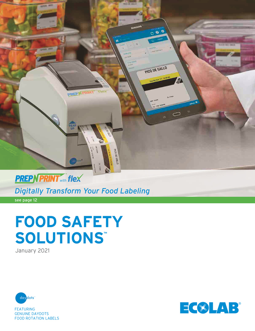 Ecolab Food Safety Solutions - January 2021